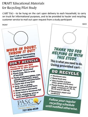 Pasco to proceed with recycling pilot program | News | suncoastnews.com
