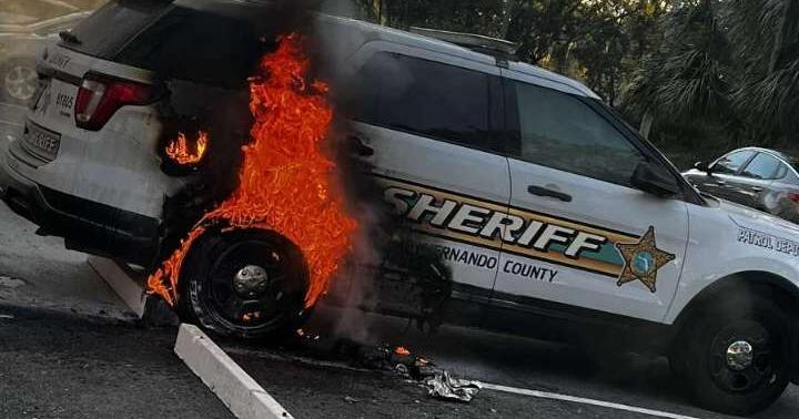 Man charged with arson after setting HCSO vehicle on fire | Crime ...