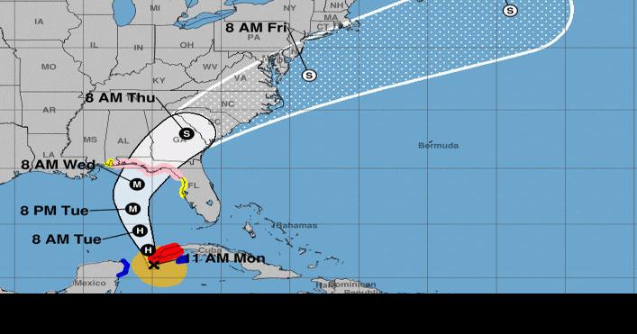 Tropical Storm And Storm Surge Watches In Effect For Pinellas County