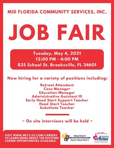 Mid Florida Community Services Job Fair May 4 | News | suncoastnews.com