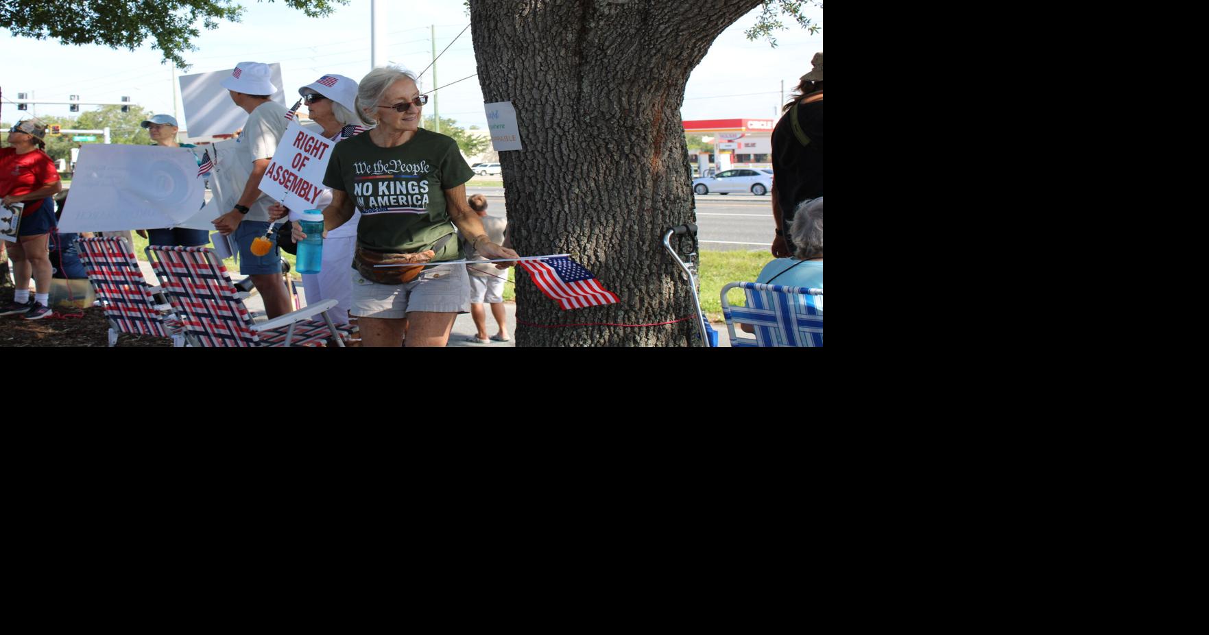 People express rejection of, support for Trump at corner rally | News ...