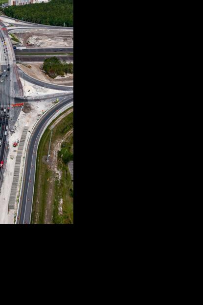 State Road 56 is open in its new diverging diamond traffic pattern ...