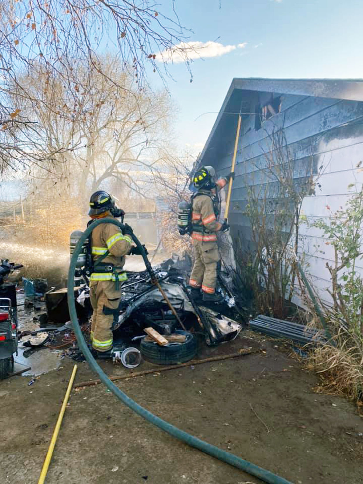 Fire destroys camp trailer, cause under investigation | News ...
