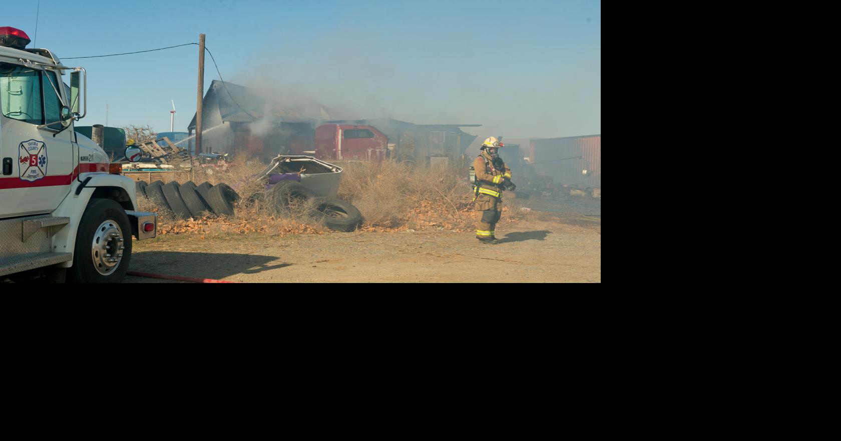 Granger fire threatens home, destroys vehicles, shop | News ...