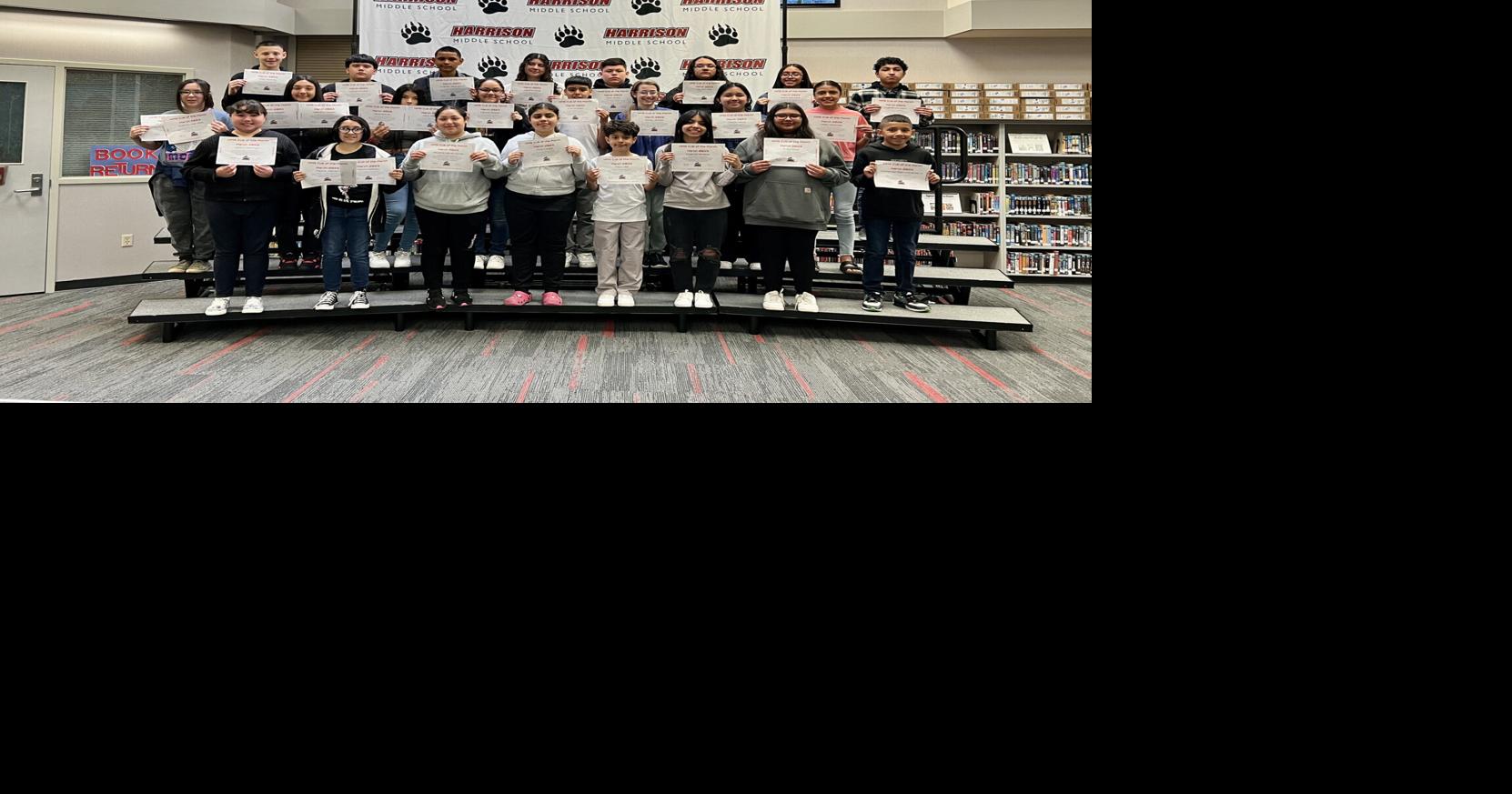 Harrison Middle school students of the month for March | Education ...