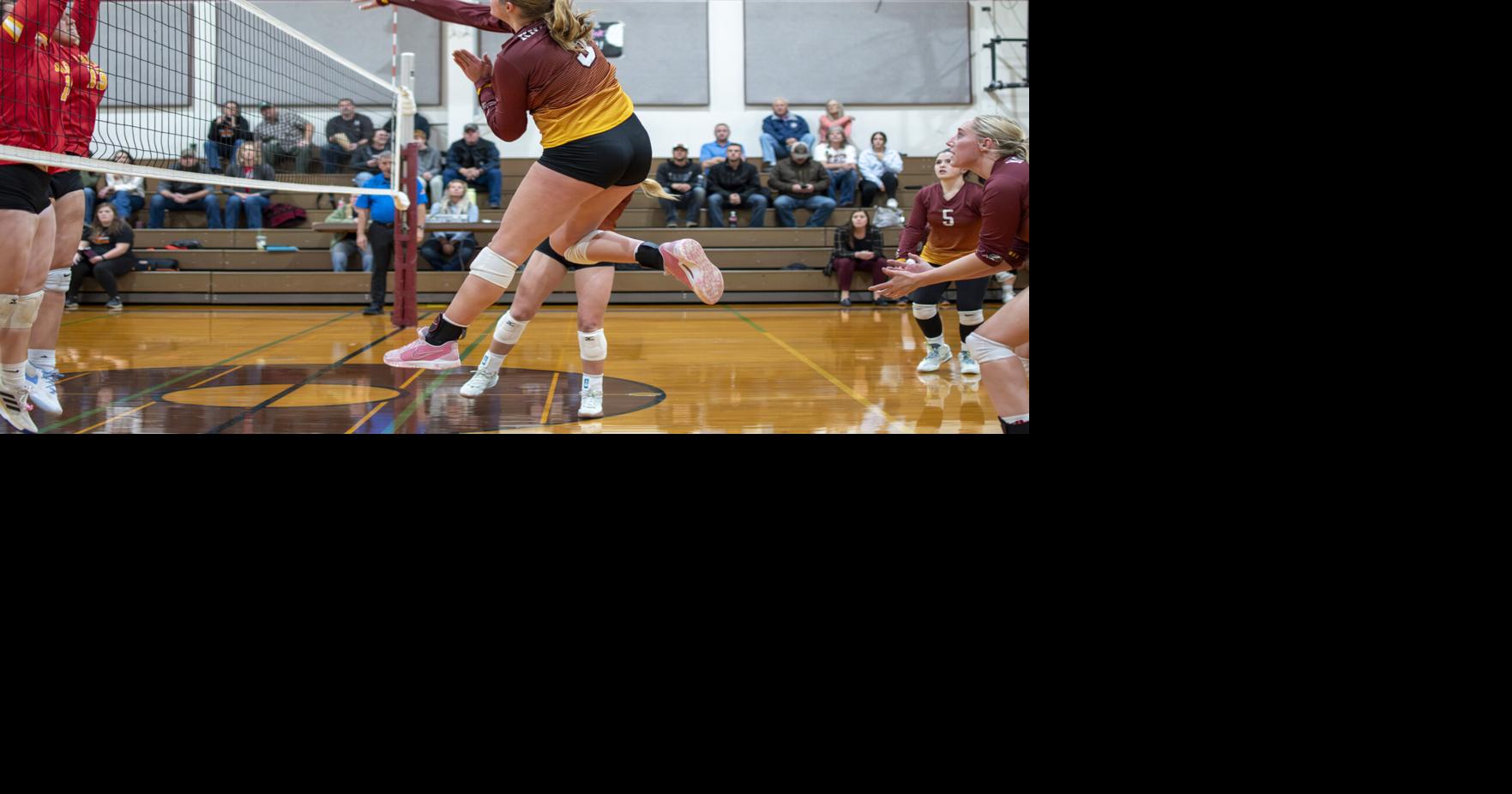 Lady Knights volleyball surges into district tournament after strong ...