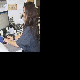 Police department receptionist enjoying new duties | Archive ...