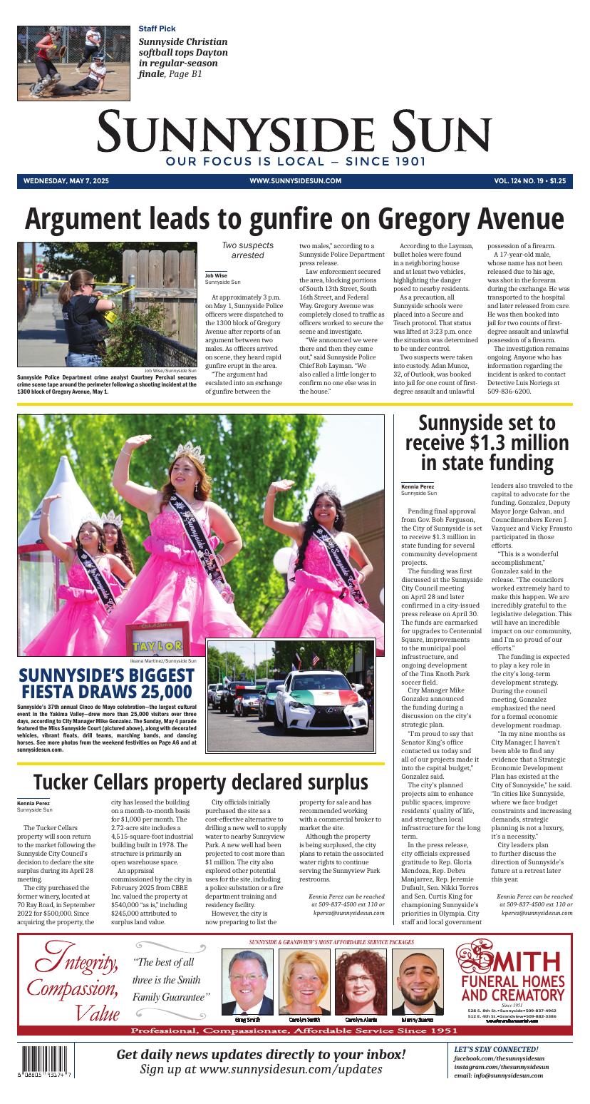 Page A01 | e-Edition | sunnysidesun.com