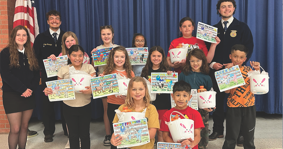 Winners of the FFA Coloring Contest at Sweetwater Intermediate Showcase ...