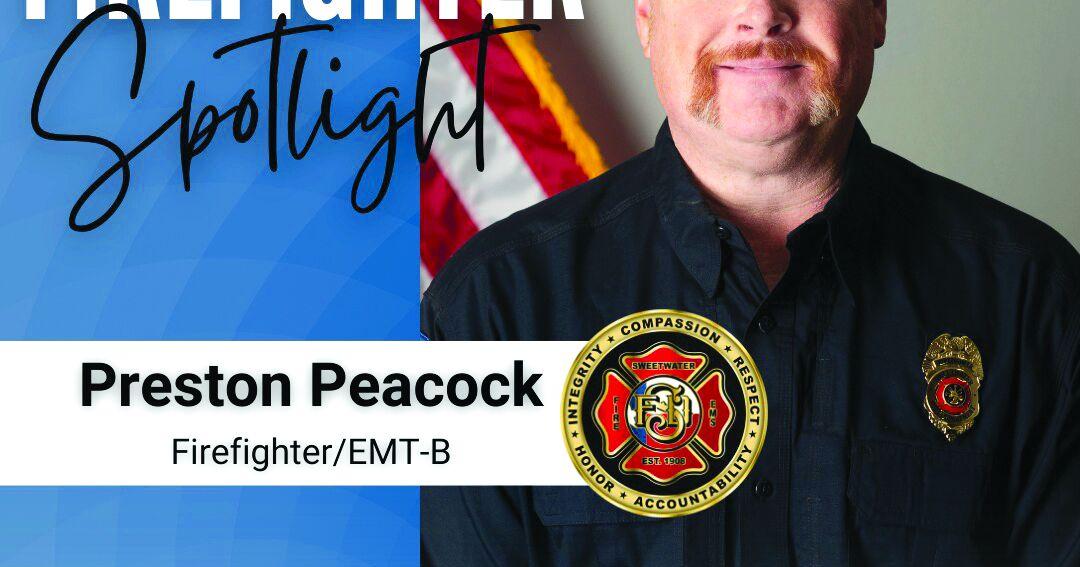 Neighbor's Narratives: Sweetwater Fire Fighter Preston Peacock | News ...