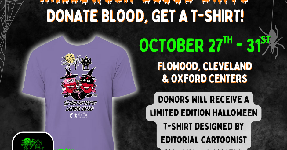 Glow for a Good Cause | Halloween Blood Drive with MS Blood Services ...