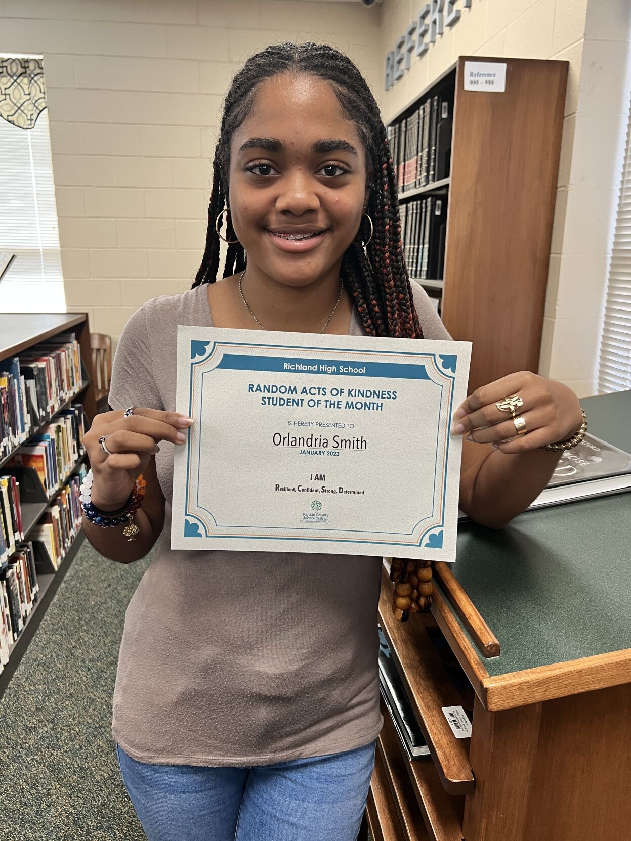 Anderson Smith Selected As Rhs S Character Trait Students Of The Month