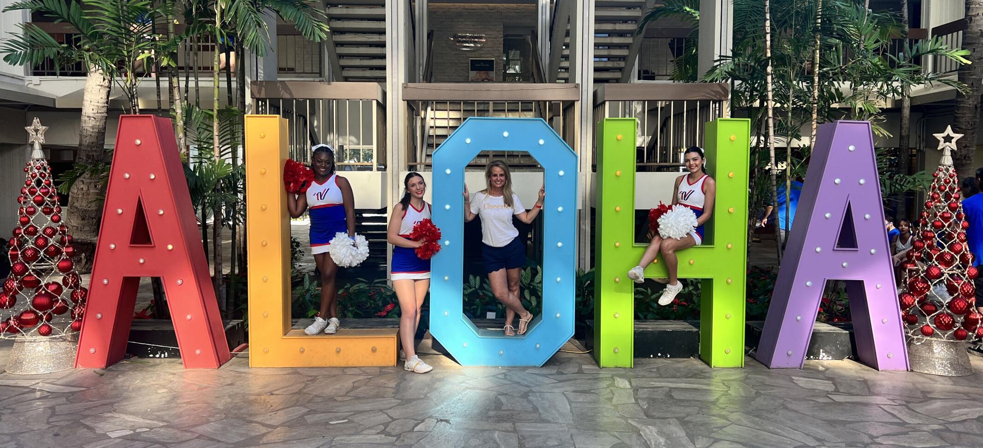 Richland cheerleaders participate in Pearl Harbor Memorial Parade ...