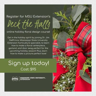 Join MSU Extension for online “Deck the Halls” floral design course ...