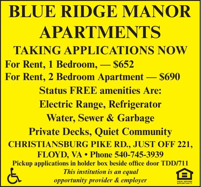 BLUE RIDGE MANOR APTS