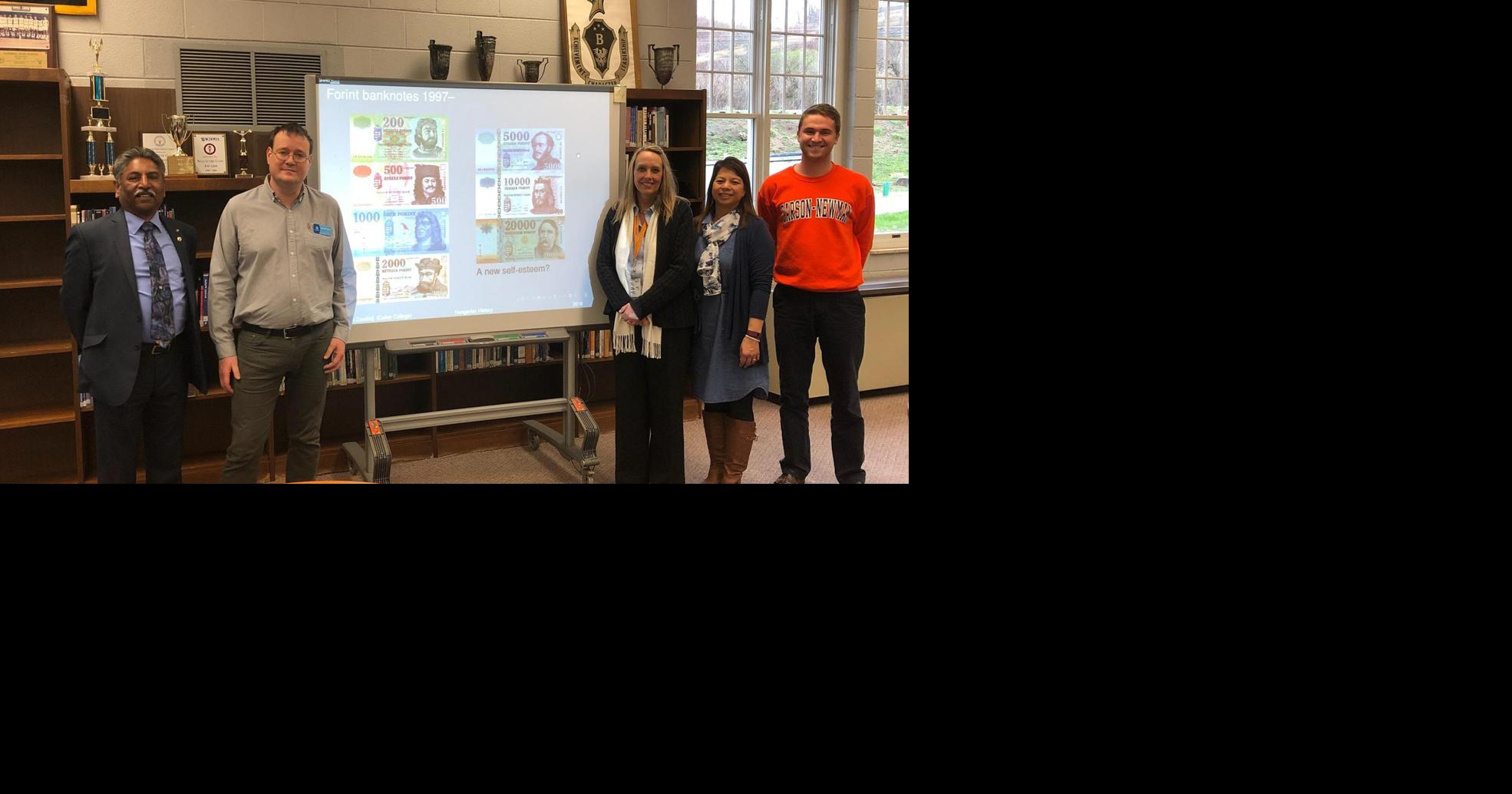 Hungarian professor speaks to THS students