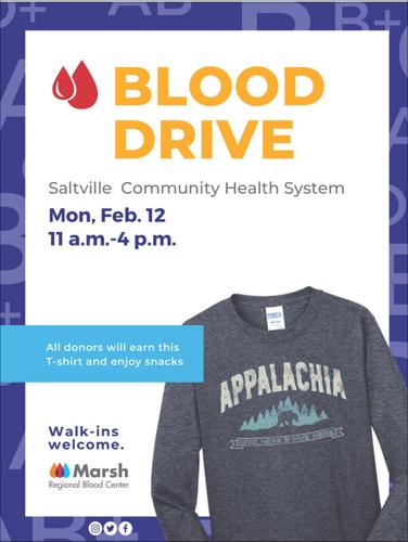 Saltville Health Center to host blood drive