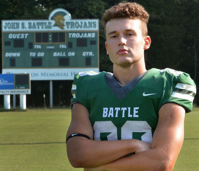 Battle's Dylan Cunningham loves scoring those touchdowns