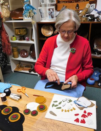 Artist reinventing traditional wool crafts