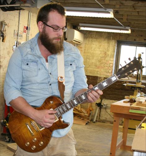 Meet Isaac Hall: Luthier in training at Marion's Henderson School