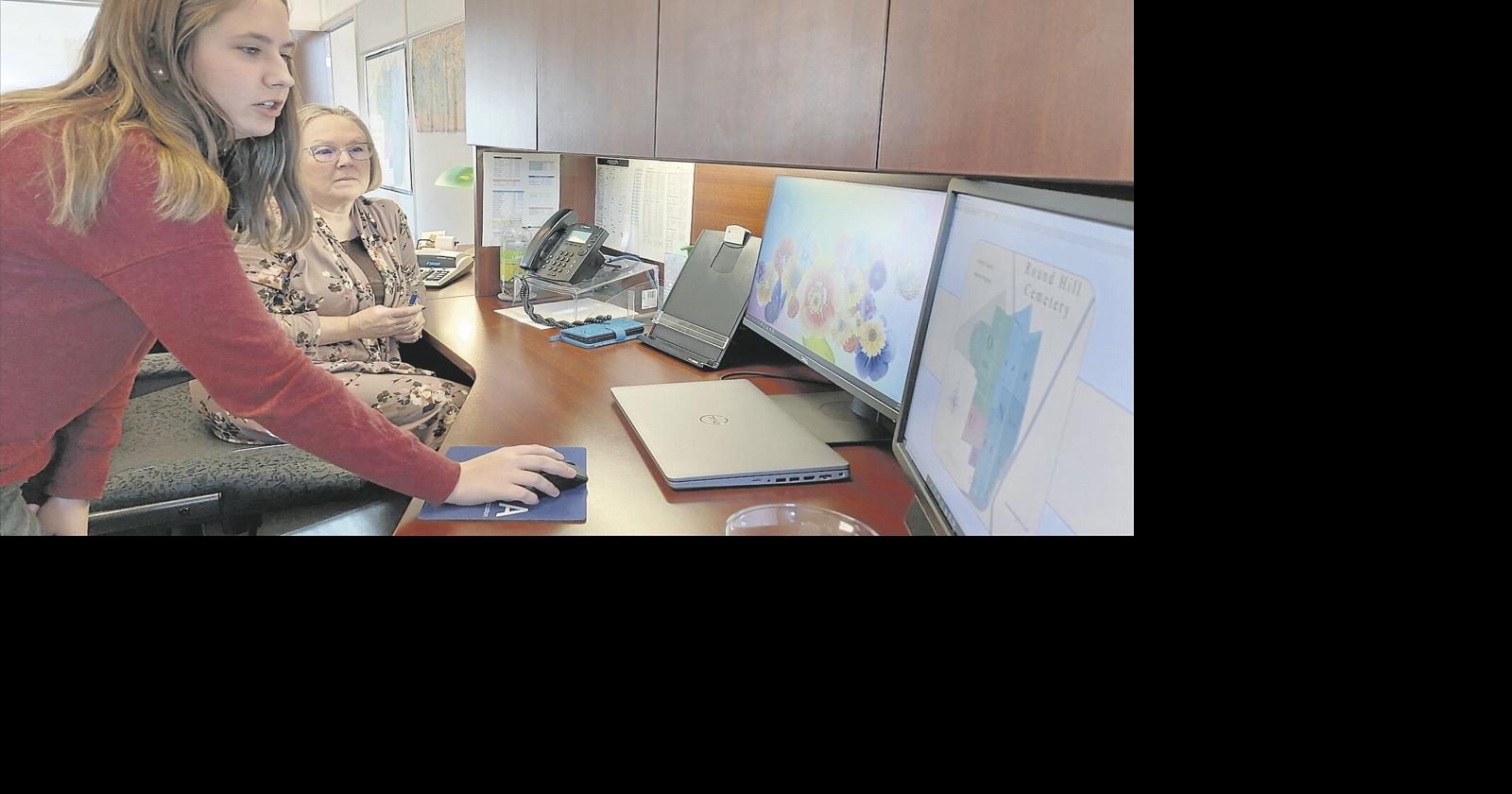 MSHS student helps map and digitize Round Hill Cemetery records