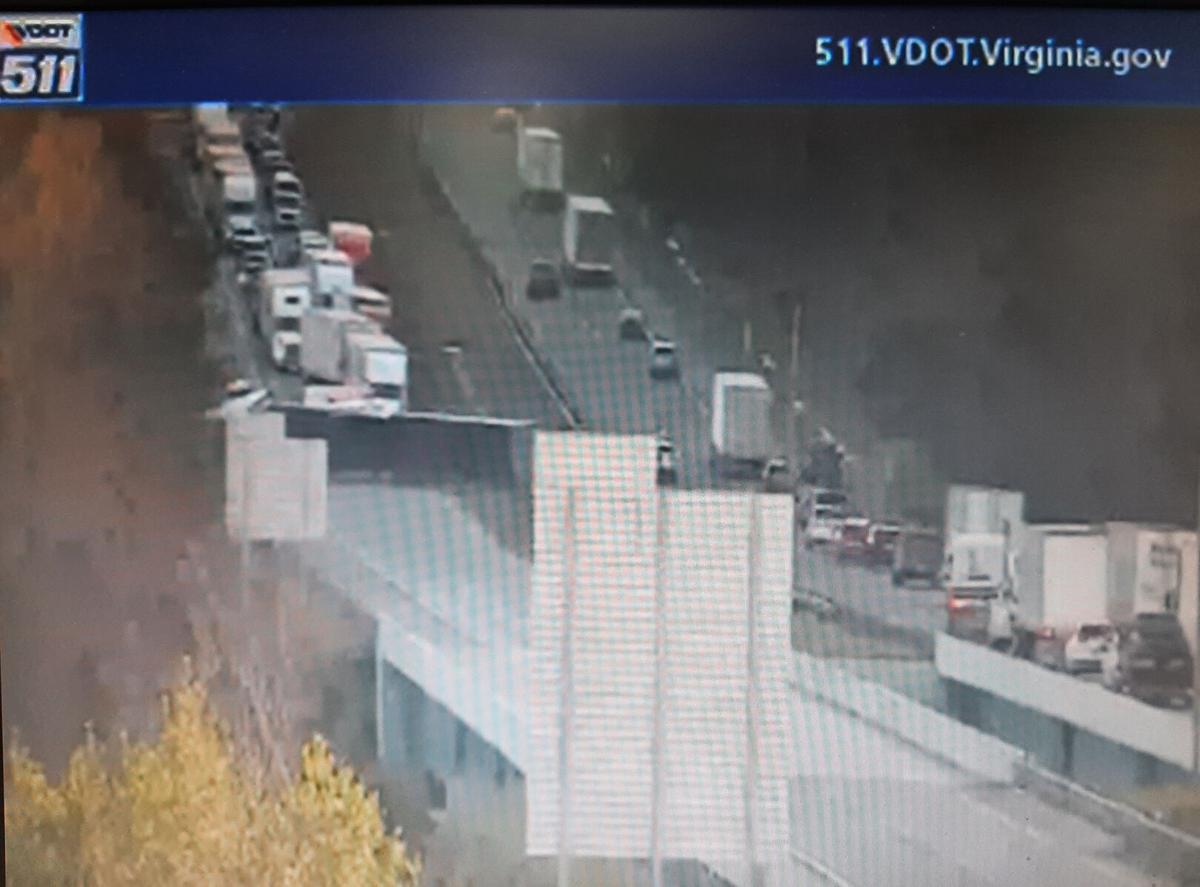 Motorist injured in Bland County interstate crash