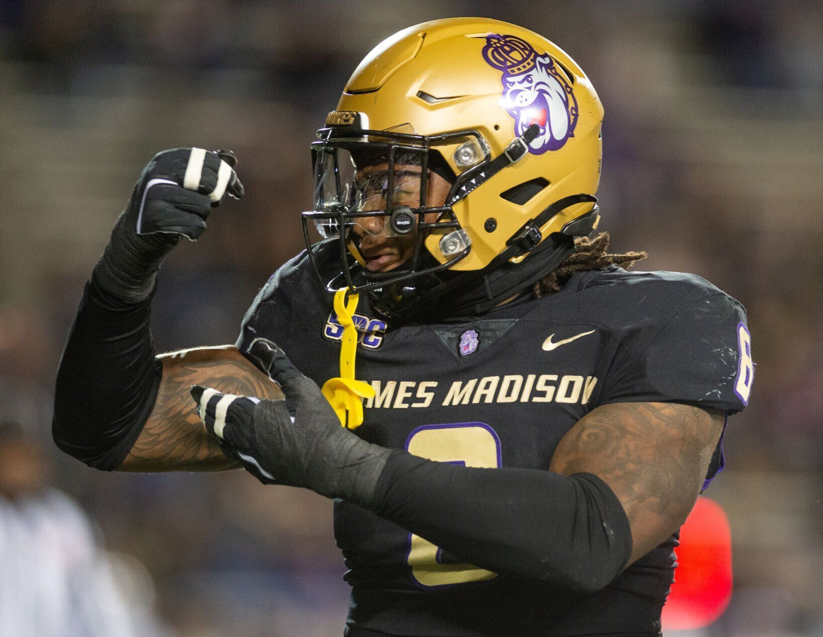 JMU dips into portal to add size in the trenches