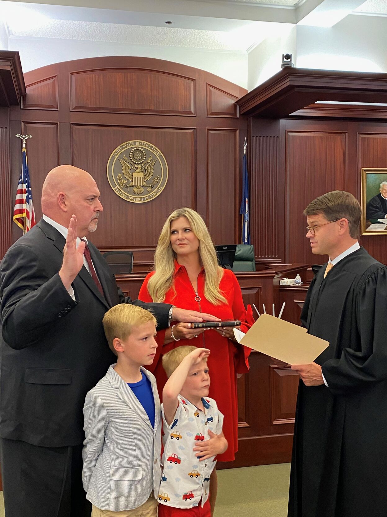 Gilbert sworn in as U.S. Attorney for the Western District of Virginia
