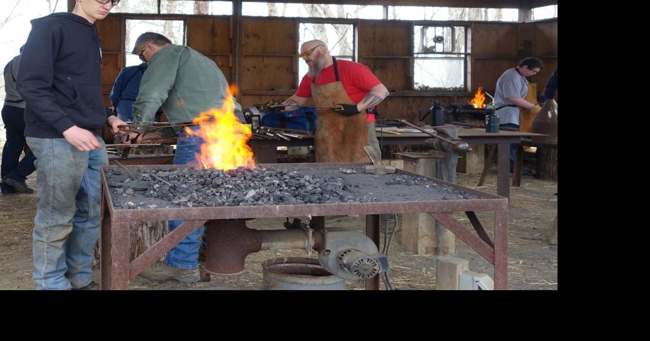 Blacksmiths meet at Floyd Center for the Arts