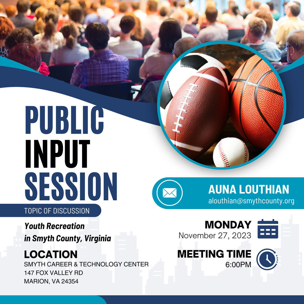 Smyth County to host citizen input meeting regarding recreation