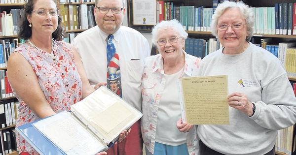 Copenhaver family donates historic letters to Smyth County library