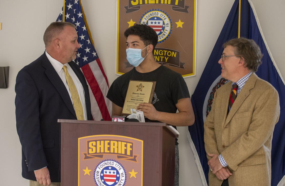 Sheriff's Office honors teen who intervened in violent domestic situation
