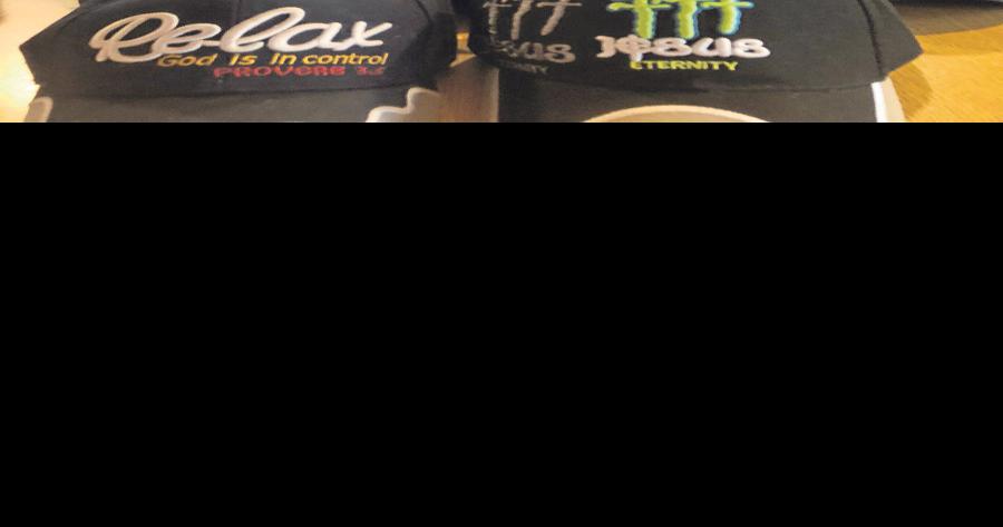 Man shares faith, ball caps