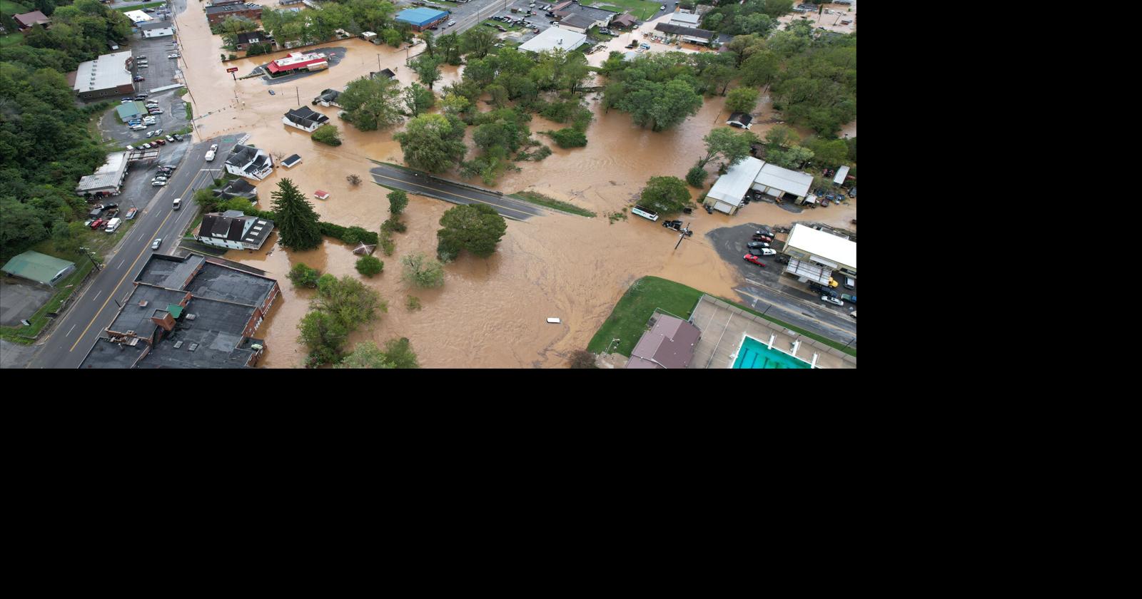 Friday in Smyth: 459 calls to 911, rapidly rising floodwater
