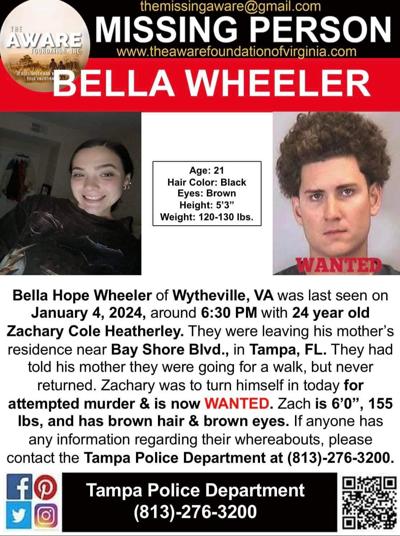 Wanted Florida man, missing Wytheville woman located