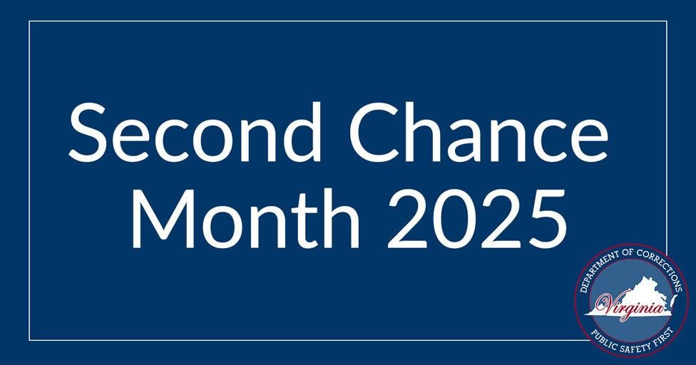 VADOC marks Second Chance Month, announces virtual series