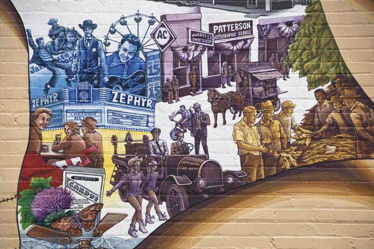 Mural artist presents art talk at festival