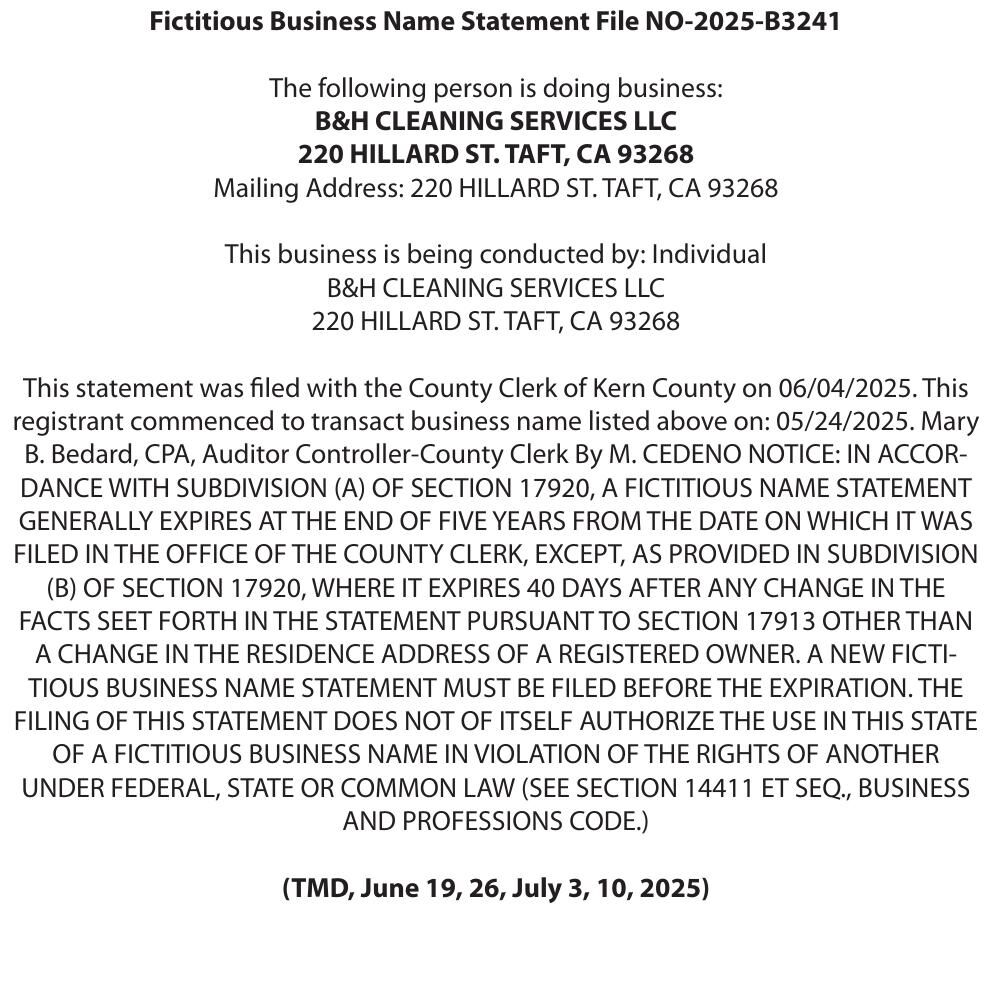 John L. Berkey, Jr. | Newsletter | taftmidwaydriller.com