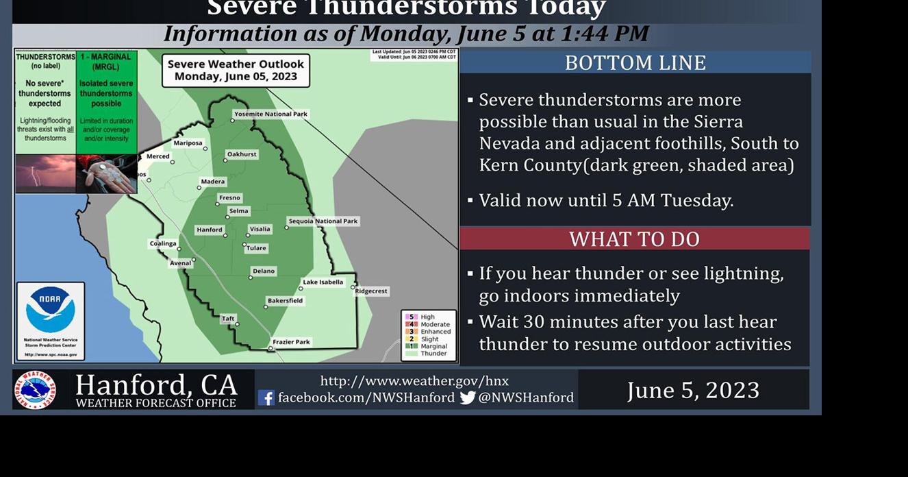 Chance of thunderstorms in the area Monday evening | News ...