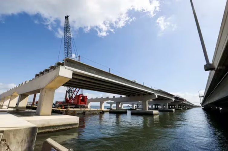 Drivers will see major progress on the Howard Frankland in 2024 | News ...