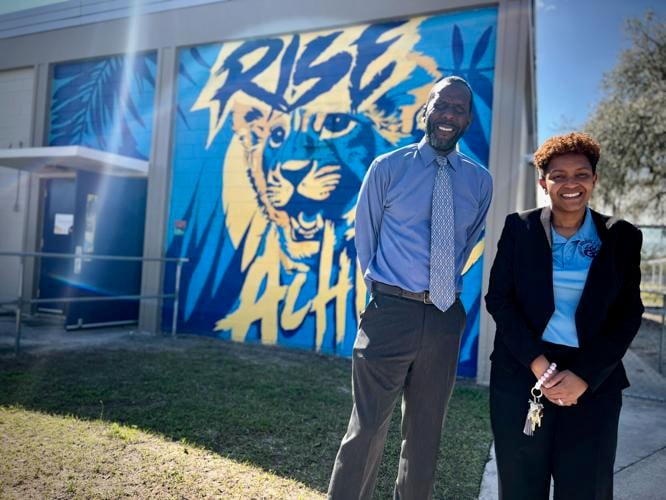 Greco principal hopes new mural sends a message of hope to community ...