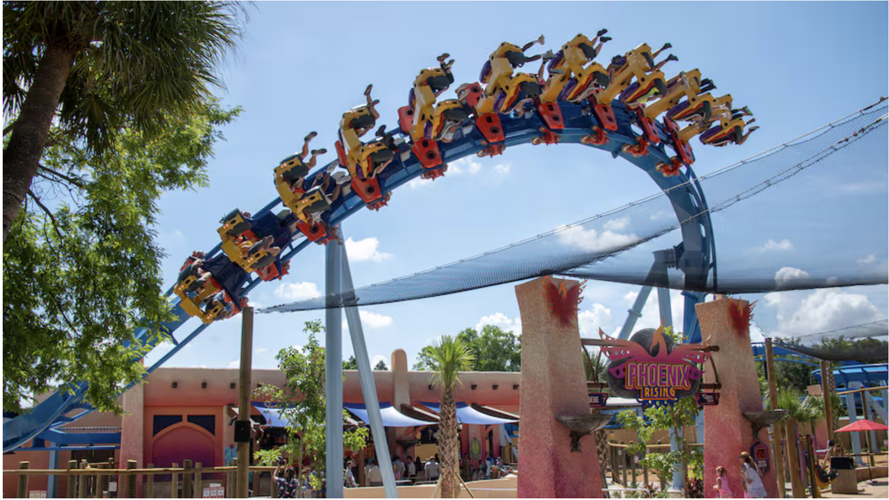 We got a peek at Busch Gardens Tampa’s new rollercoaster, Phoenix ...