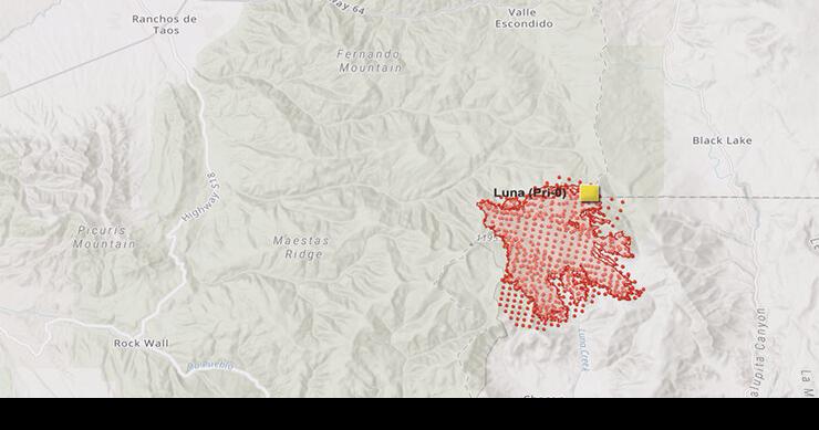 Luna Fire: Predicted snowstorm could help firefighting efforts | public ...