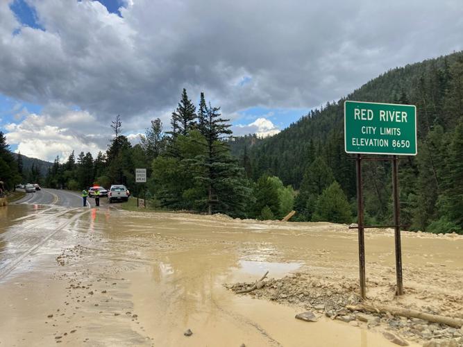 Massive mudslide in Red River halts traffic, backs up river | public ...