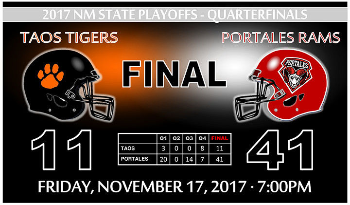 Big plays lambast Tigers as number 2 Portales Rams wool the night ...