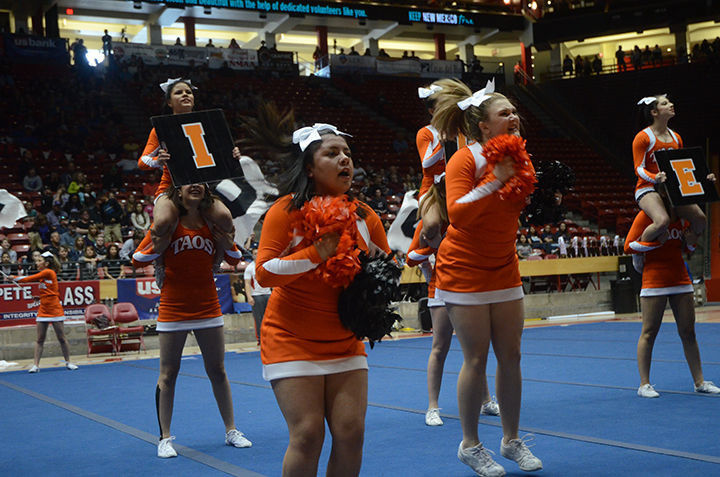 Taos cheerleading team wins third straight state title | Sports ...
