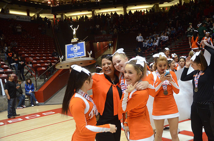 Taos cheerleading team wins third straight state title | Sports ...
