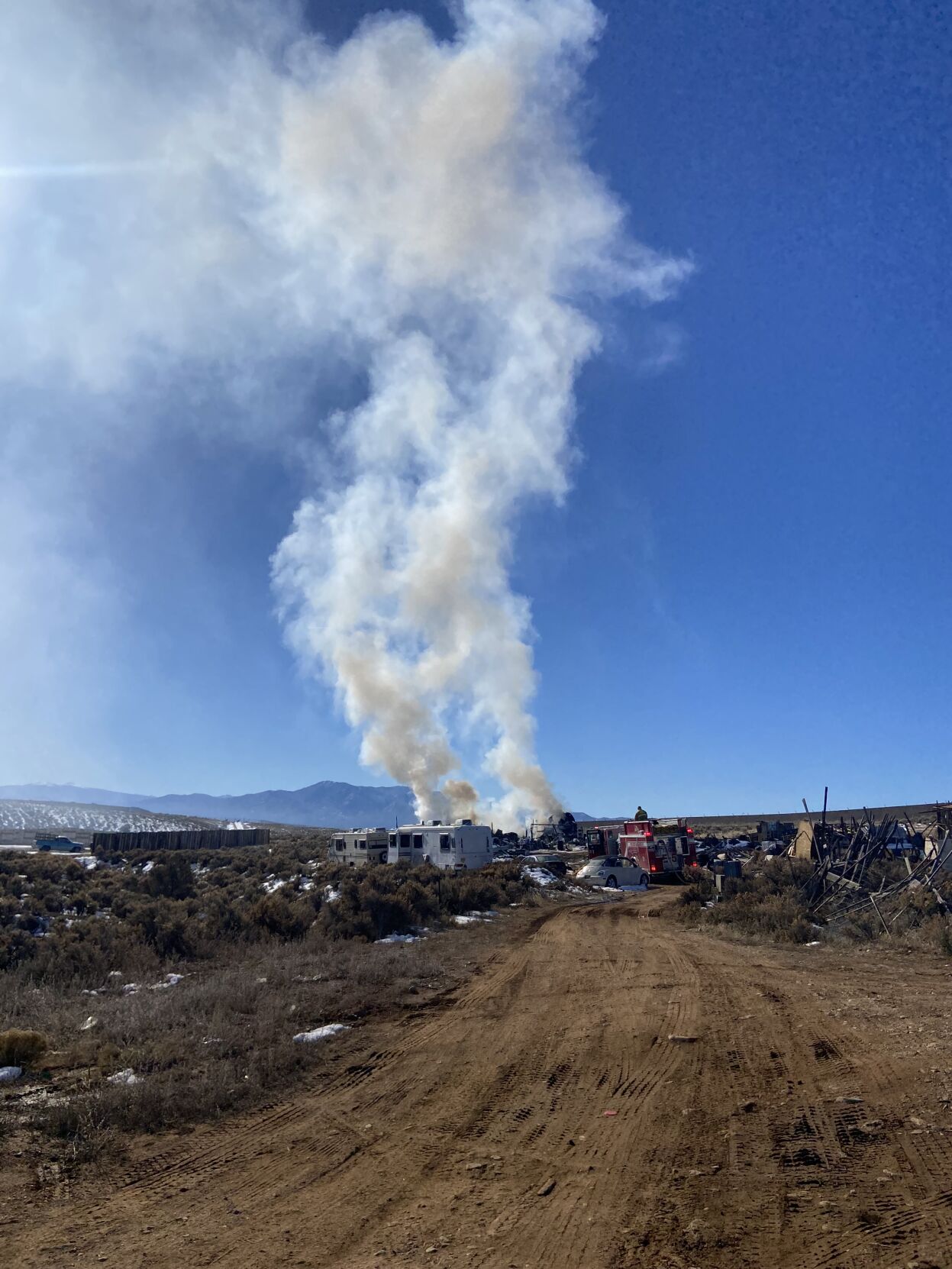 Taos Fire and Rescue responds to El Prado structure fire | public ...