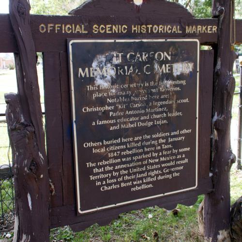 The prominent Taoseños interred at Kit Carson Memorial Cemetery | La ...