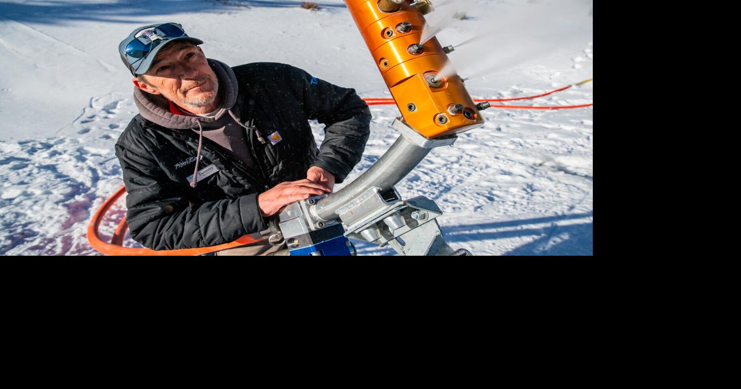 The snowmakers keeping TSV's slopes white when Mother Nature goes on ...